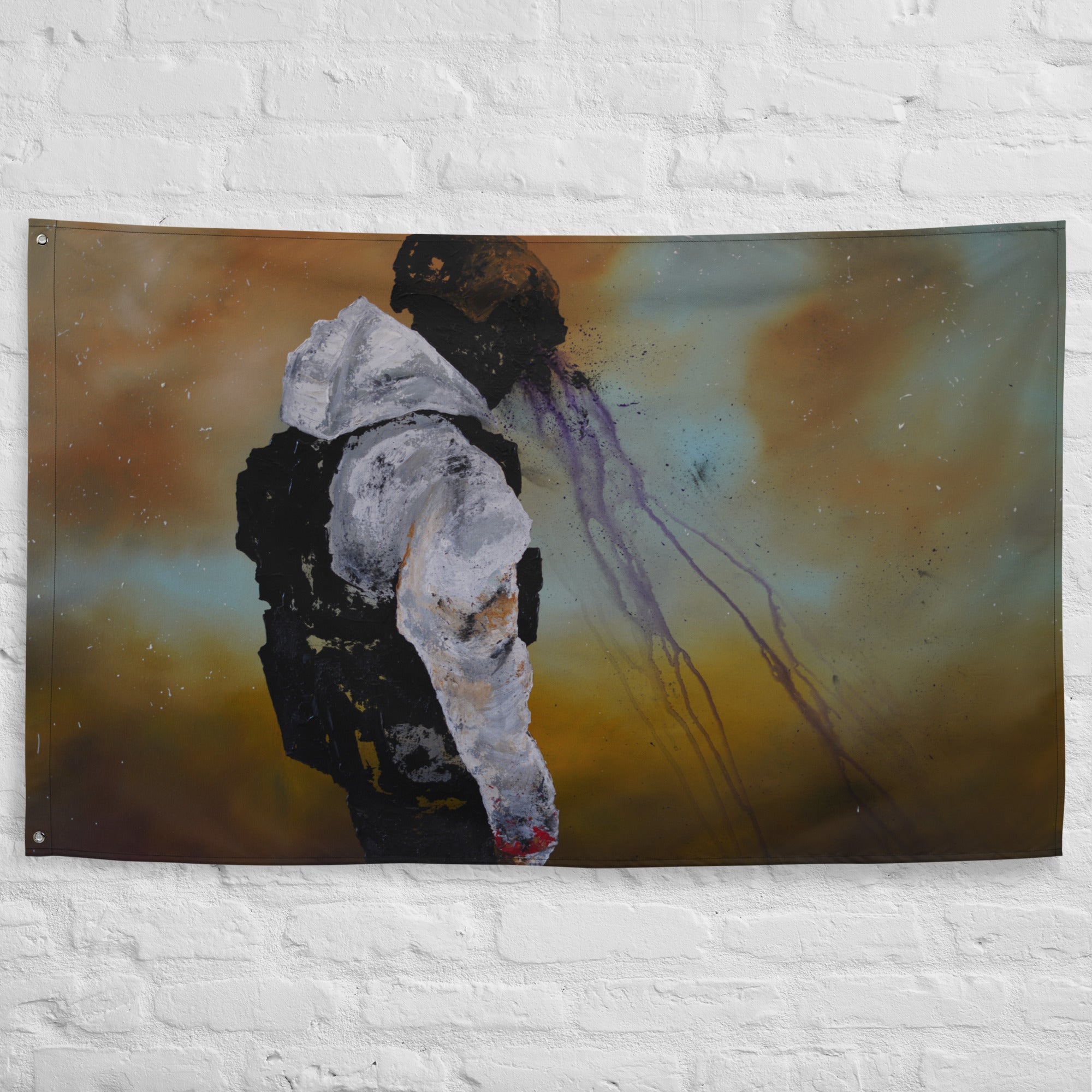 I will never be done with war Flag – Invadergirl Art